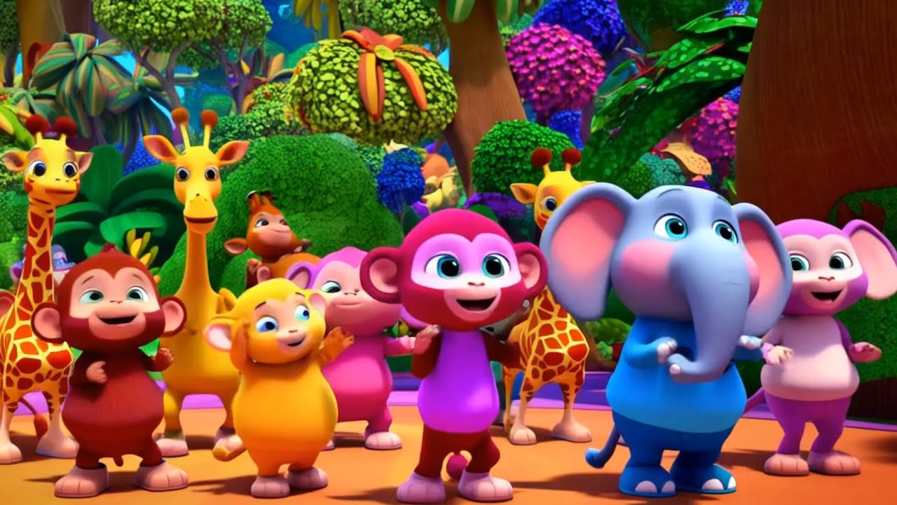The Animals Dancing Songs || Nursery Rhymes & Kids Songs - YouTube