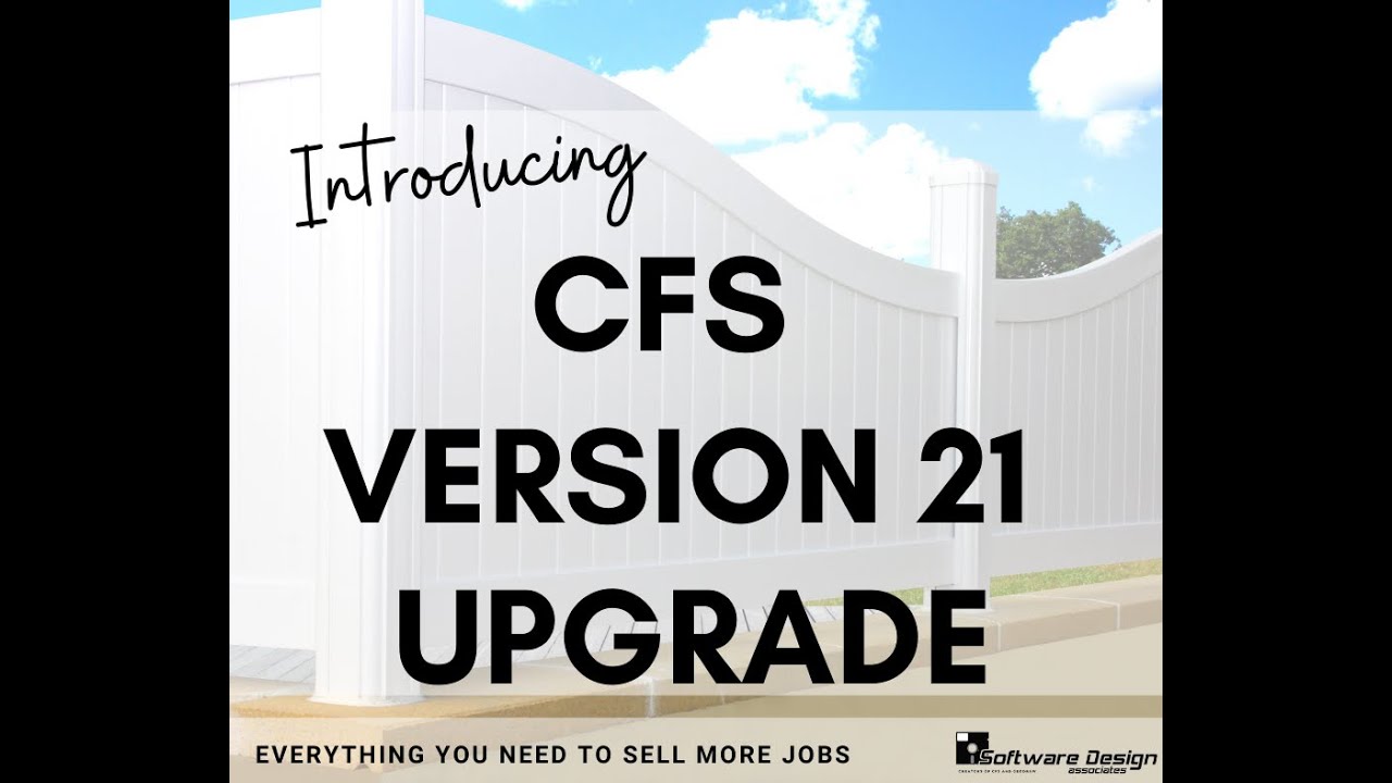 Introducing CFS Version 21- What's New in CFS? - YouTube
