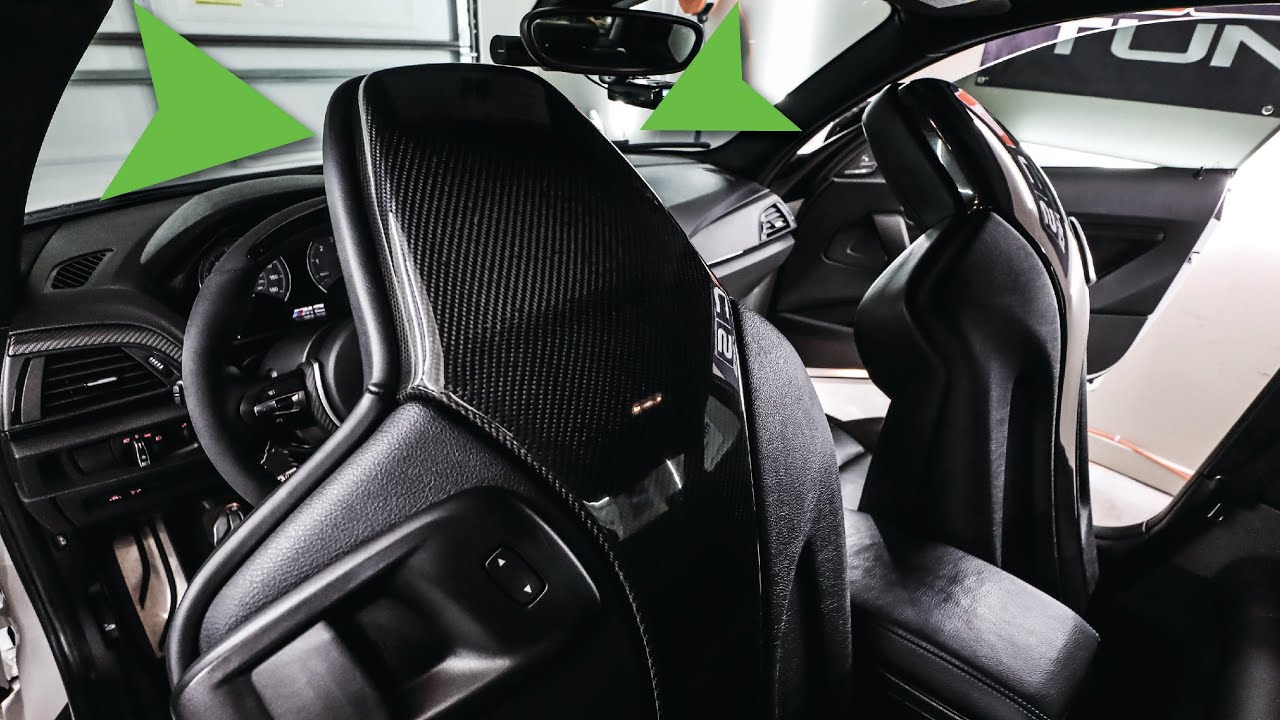 CARBON FIBER SEAT BACKS FOR MY F87 M2! - YouTube