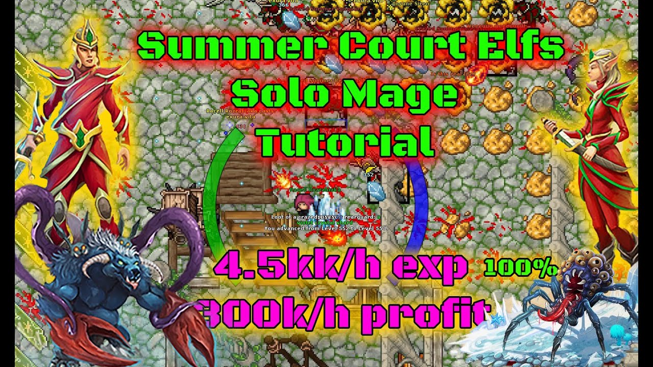 Best Place to Hunt Solo Mage - Summer Court Castle - 4.5kk/h 100% ...
