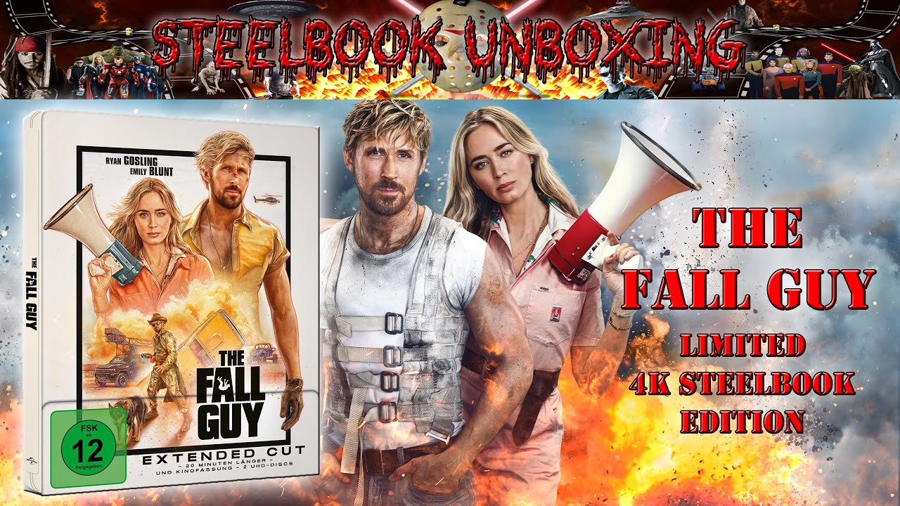 Unboxing - THE FALL GUY - 4K Steelbook - YouTube