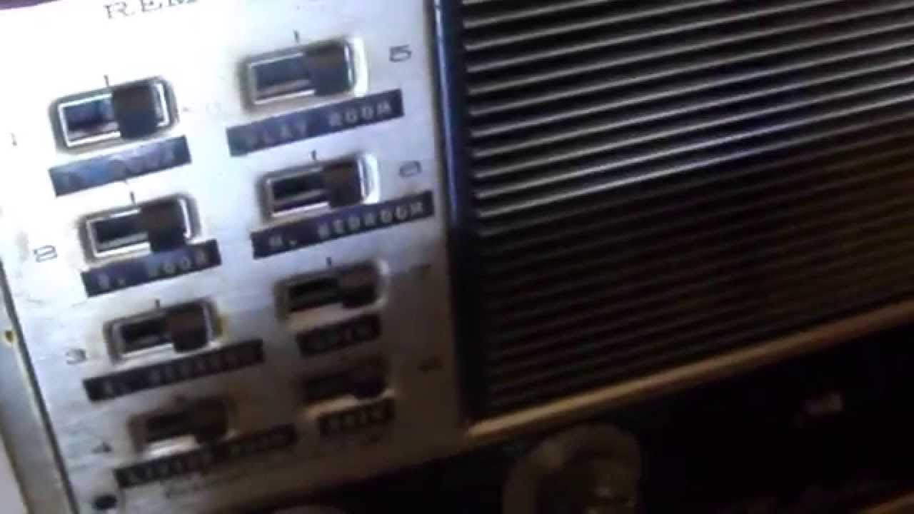 My 1960's model whole house intercom and radio - YouTube