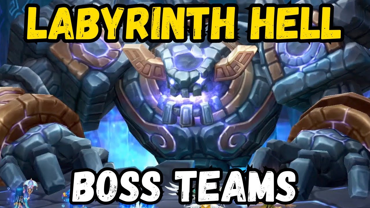 Labyrinth Hell Boss Teams: Kotos, Guilles, Leos, and Tartarus | Summoner's War - YouTube