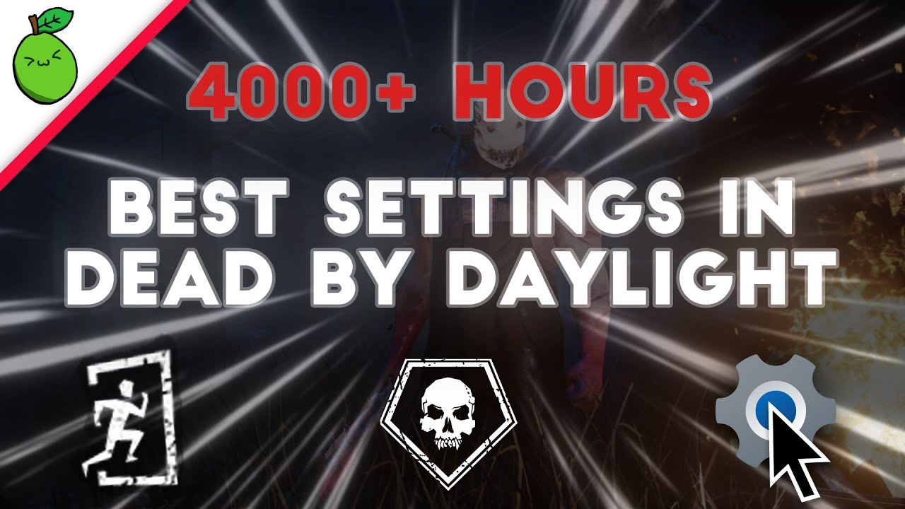 BEST Settings for DEAD BY DAYLIGHT (Recording & Streams) - YouTube