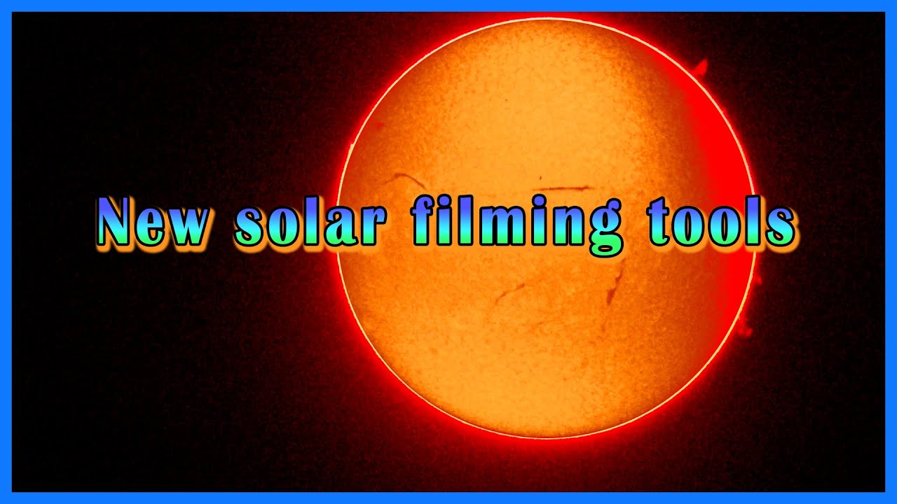 New Solar Filming Tools, Better Surface Detail ~ Sun 4-3-15 - YouTube