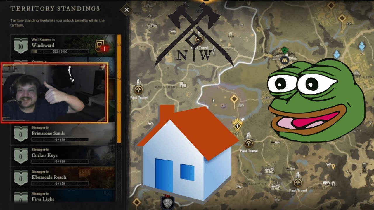 🏡New World Territory Level 10... FOR THE WRONG REGION... LAG DETECTED😭 ...