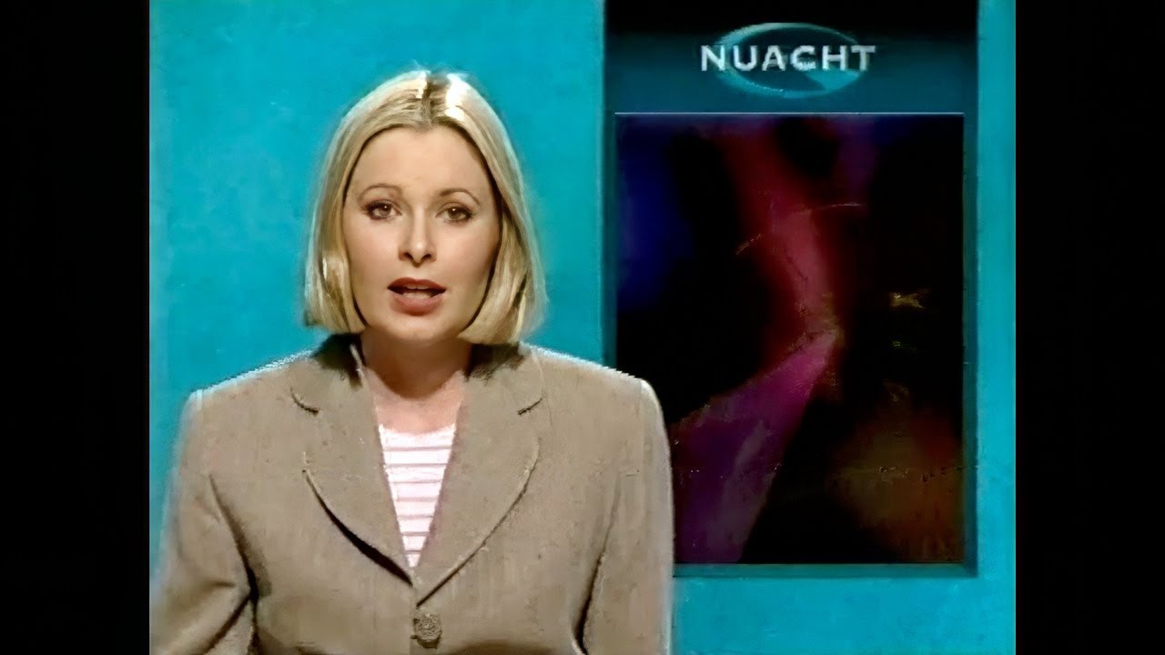 RTE Nuacht clip 1995 Sharon Ni Bheloain - YouTube