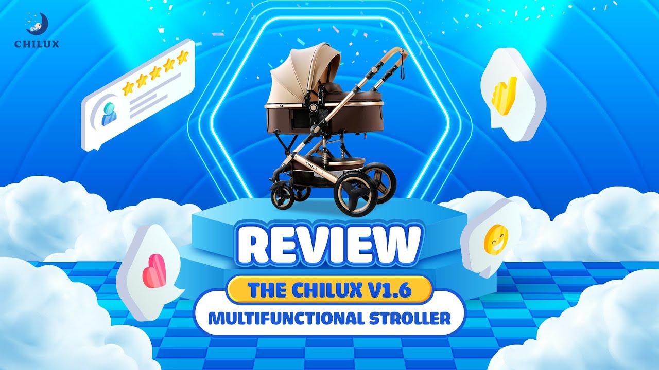 Review the Chilux V1 6 Multifunctional Stroller - YouTube