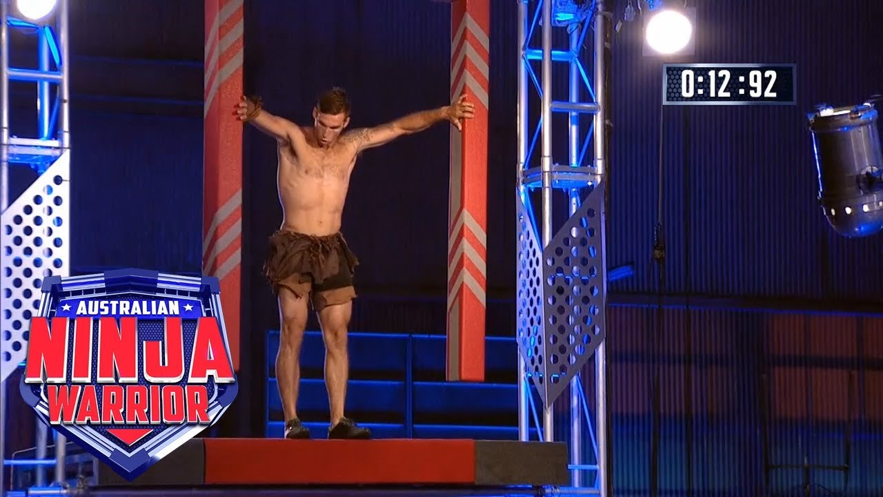 Ninja run: Ryan Roberts (Semi final) | Australian Ninja Warrior 2018 ...