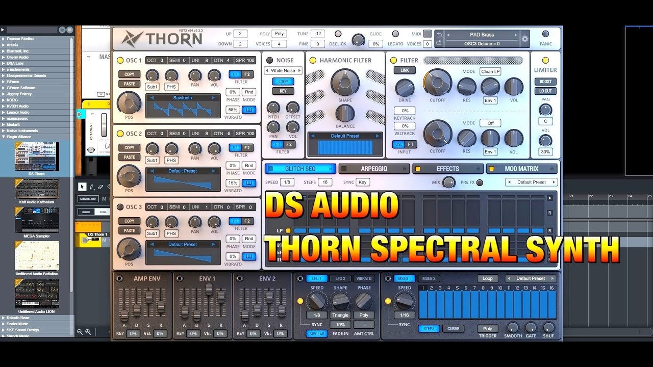 DS Audio - THORN Spectral Synth - The BIG Sound Test - This Synth ...
