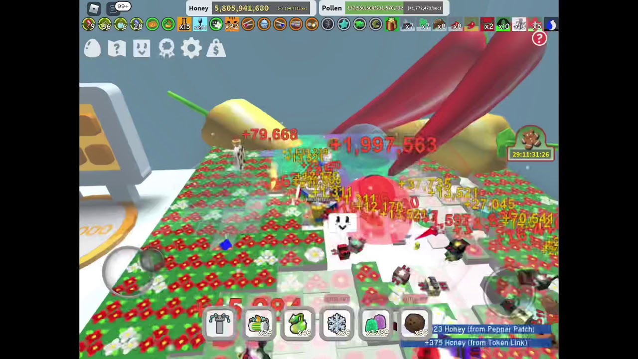 Pepper Patch 10 Min Boost (Roblox Bee Swarm Simulator Test Realm) - YouTube