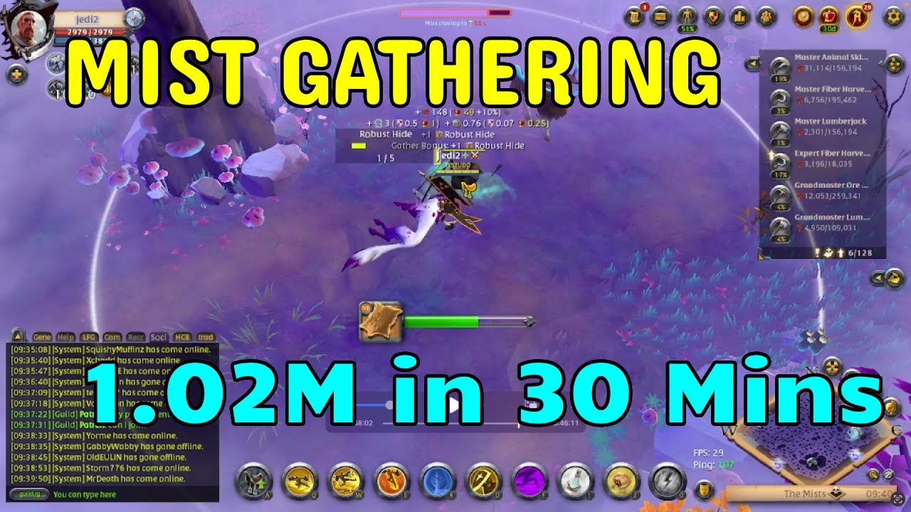 Solo Gathering in mist solo in 30 mins | Albion Online - YouTube