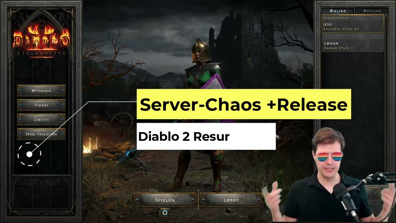 Diablo 2 Resurrected: Server-Chaos +Release - YouTube
