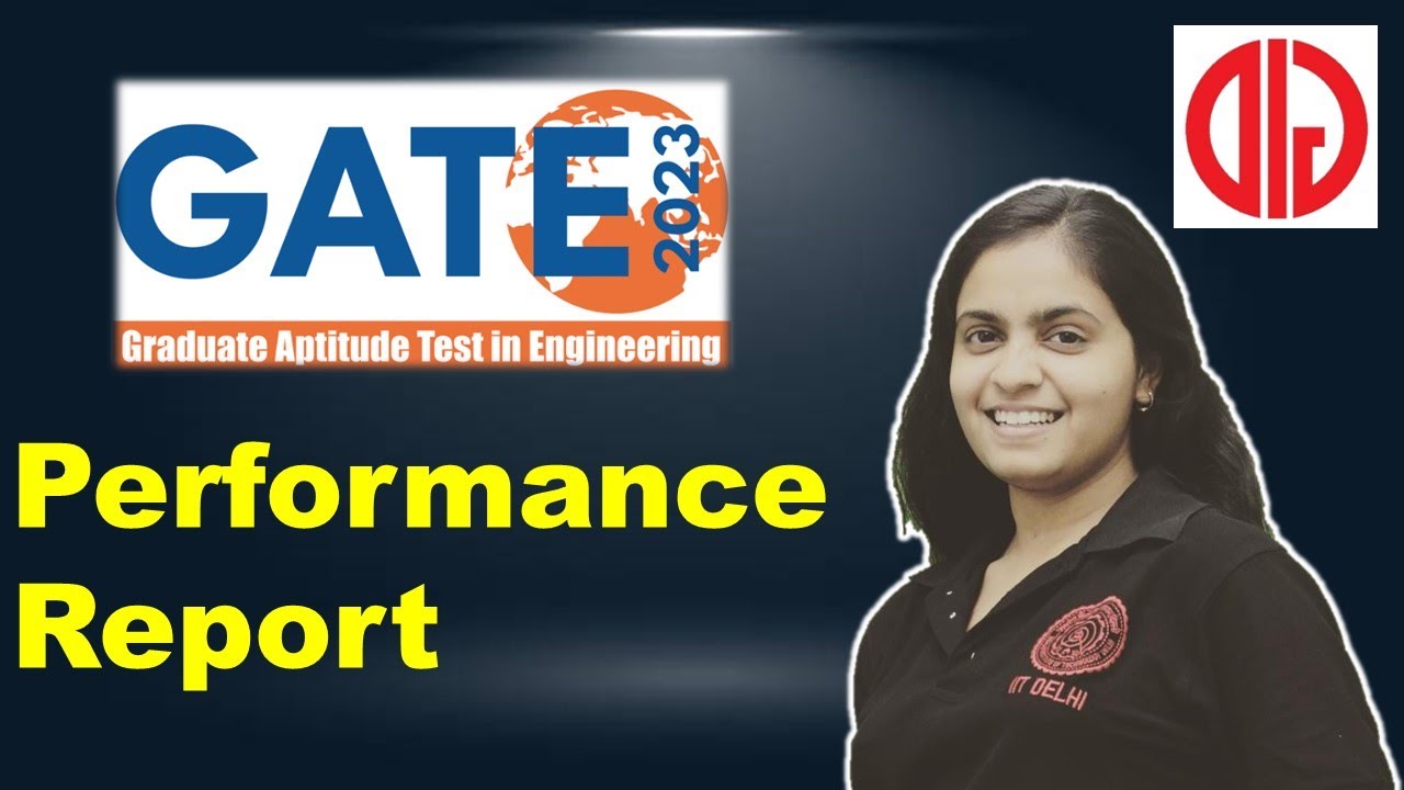 GATE 2023 Exam Result Performance Report Analysis - YouTube
