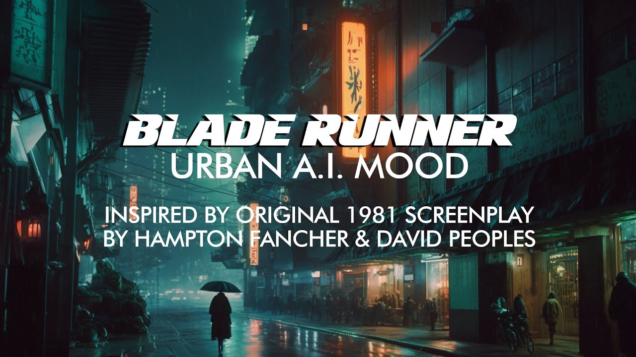 The World of Blade Runner 1982 ★ MidJourney AI imagination | Epic Music ...