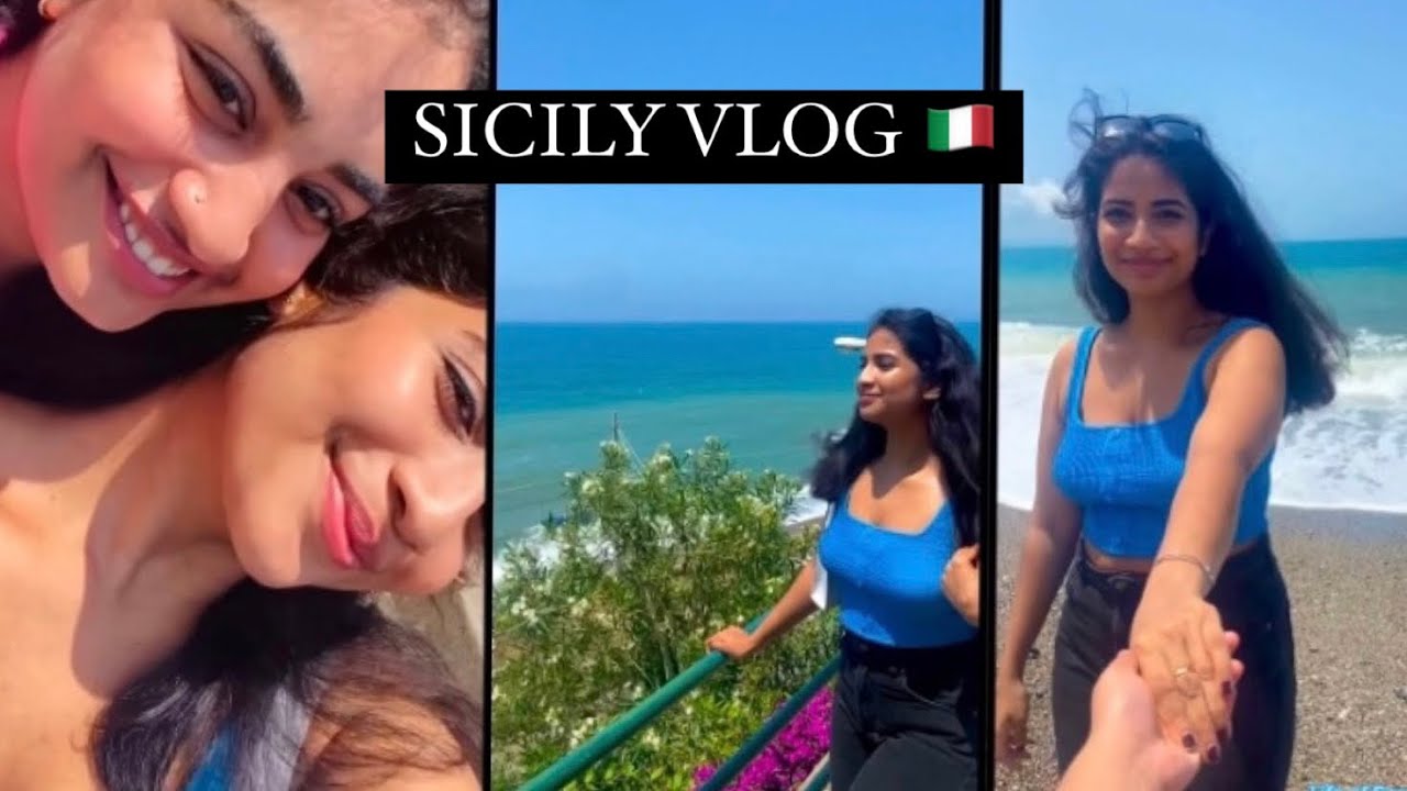 Vlog in Sicily: Beach|Friends|Family|Food|drinks| Mallu - YouTube