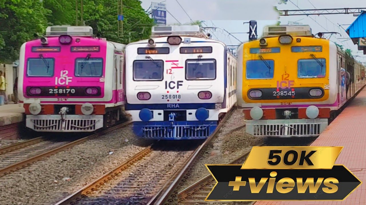 Modern AC & Non-AC EMU locals of sealdah division spotted at Palta ...