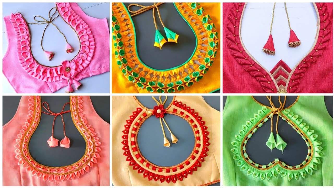 Patch work blouse designs// simple blouse designs // 2022 latest blouse ...