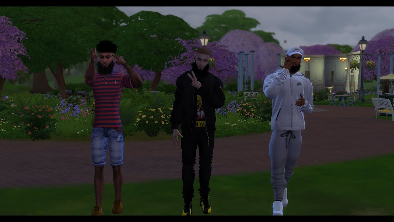 Sims 4 Male Urban Lookbook + CC Links! - YouTube