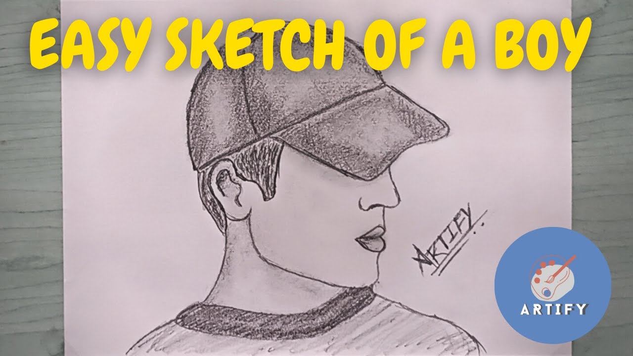 How to Draw a Boy | Easy Pencil Sketch for Beginners | Tutorial | New ...