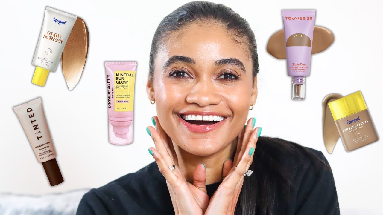 Tinted Sunscreens I am loving for Spring & Summer! - YouTube