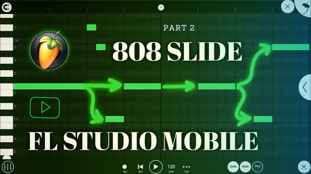 How To Make 808 Slide In Fl Studio Mobile (step by step) - YouTube