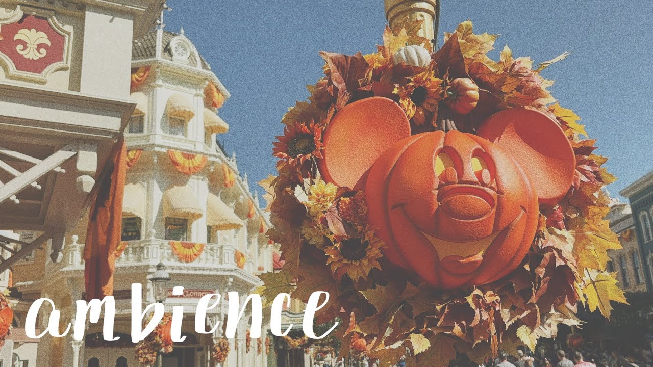 Cozy Autumn Disney Ambience • 1 Hr of Music for Studying, Reading ...