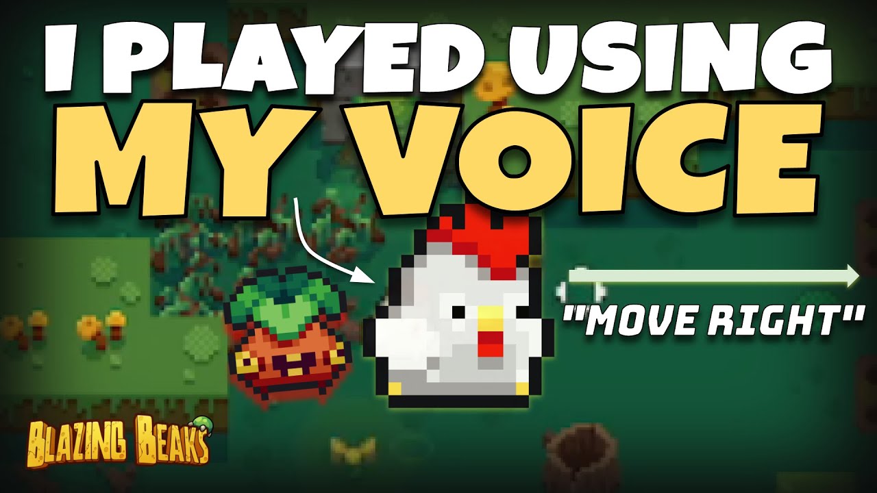 Blazing Beaks, But My Character Moves from Sound! - YouTube
