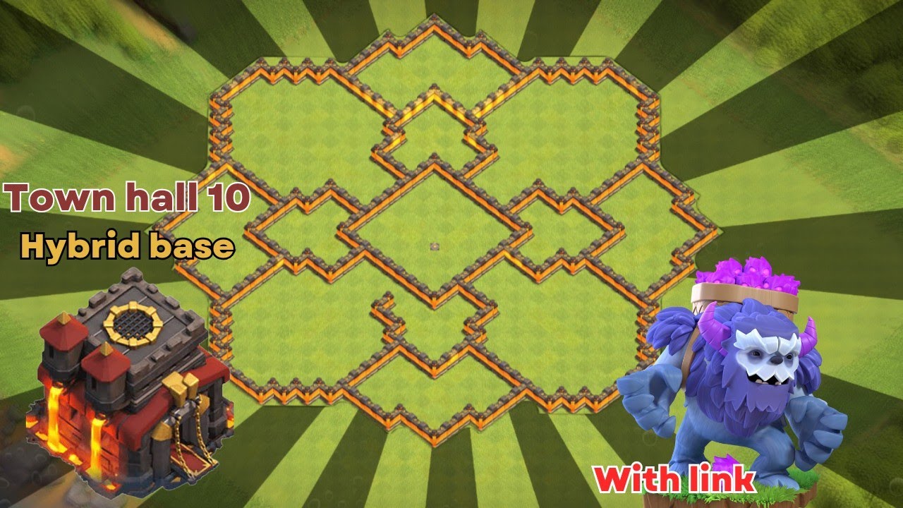 Best Town Hall 10 trophy base - town hall 10 2023 base - YouTube