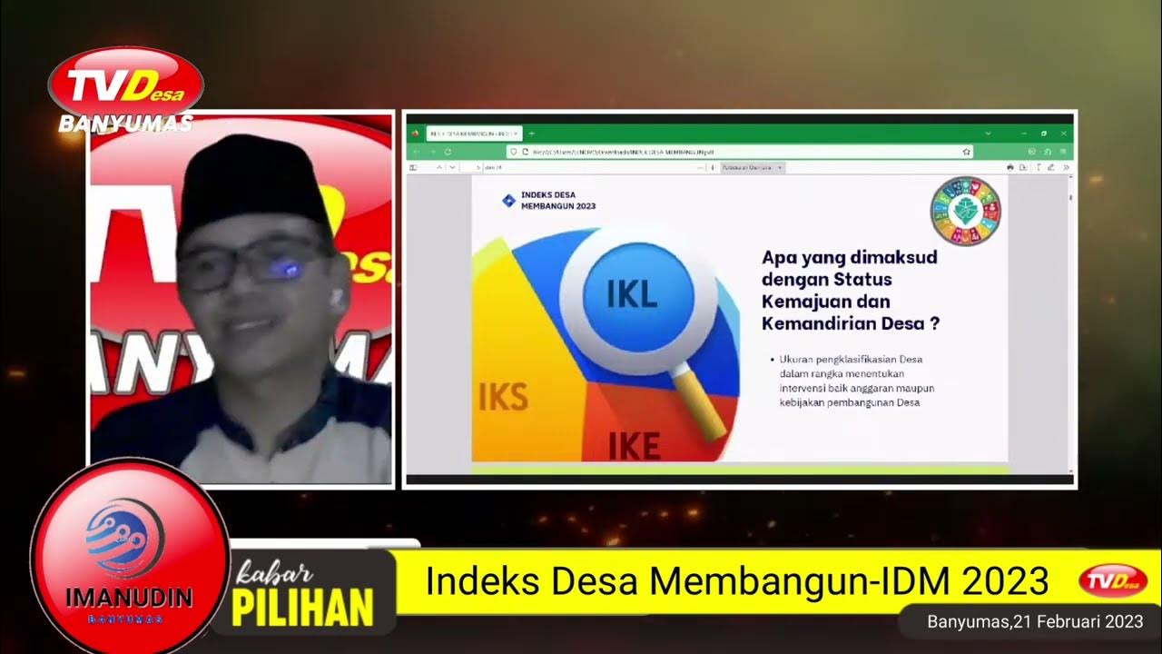Indek Desa Membangun-IDM 2023 #KabarPILIHAN - YouTube