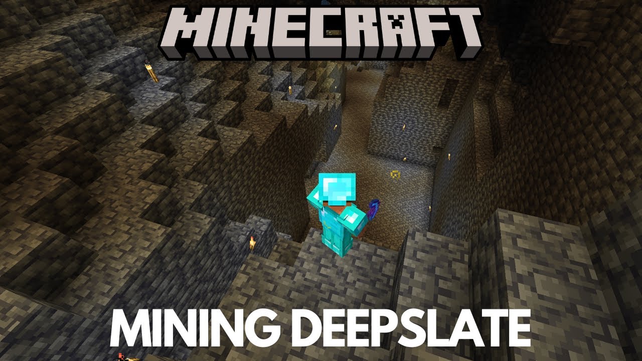 Minecraft Survival - Mining Deepslate - No Commentary - YouTube
