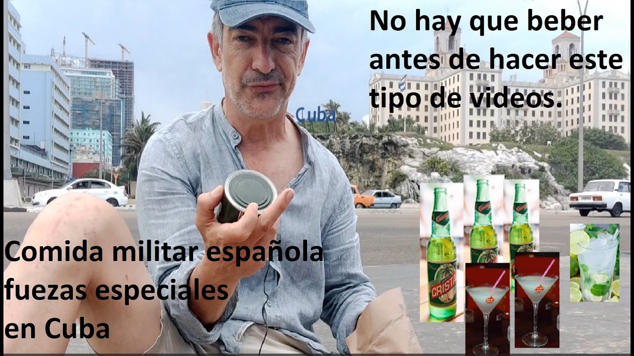 Probando comida militar por el mundo... MRE Española en Cuba - YouTube