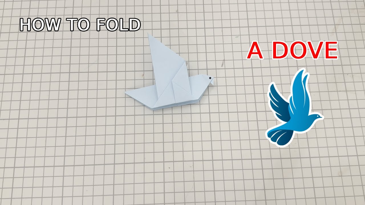 Animals | How To Fold A DOVE | Paper DIY & Craft - YouTube