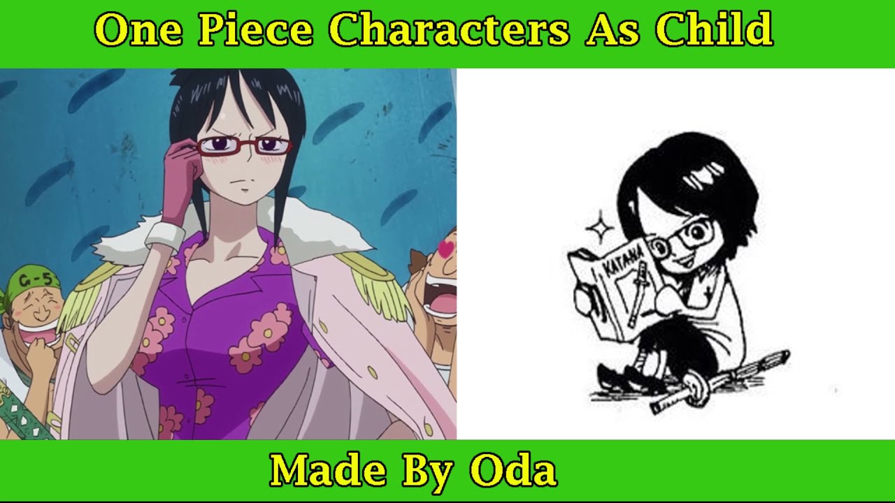 ONE PIECE CHARACTERS AS CHILD | Draw By Oda - YouTube
