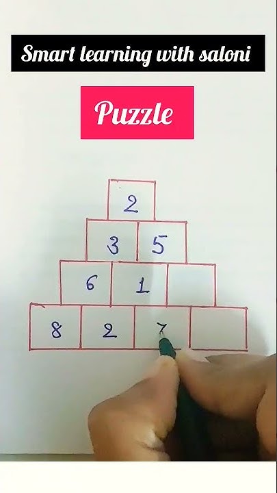 Pyramid Number Puzzle #mathspuzzle #viralshorts #shorts - YouTube