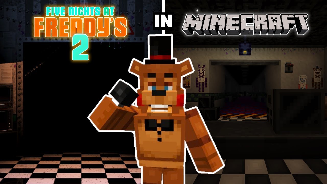 I built a CUSTOM FNAF 2 location in MINECRAFT! - YouTube
