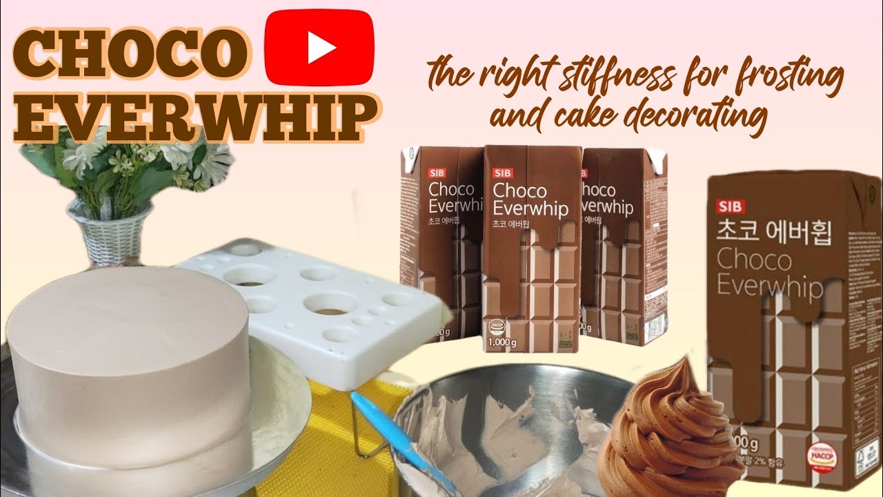 HOW TO WHIP CHOCO EVERWHIP l HOW TO AVOID OVERWHIPPED CREAM 🍫 - YouTube