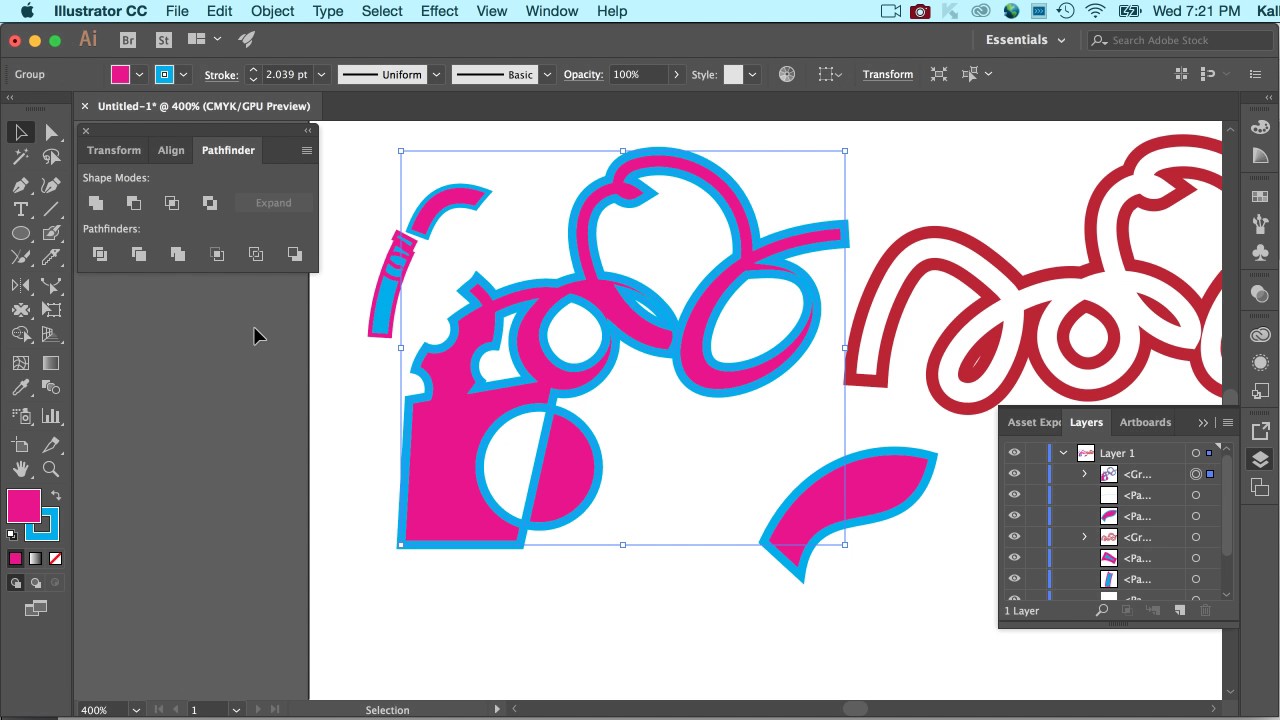 Digital Foundations: ILLUSTRATOR - TOOL - Shape Builder, Live Paint ...