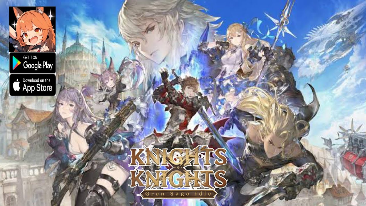 Gran Saga Idle: KNIGHTS X KNIGHTS Gameplay - RPG Game Android iOS - YouTube