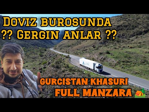 GÜRCİSTAN DA GERGIN ANLAR /  VİRAJLI YOLLAR'DA POV SÜRÜŞ  MANZARA MUHTEŞEM