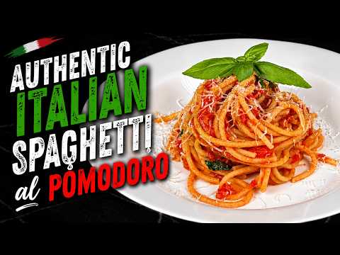 🇮🇹 Authentische Italienische Spaghetti al Pomodoro | Italienisches Tomatenpasta-Rezept