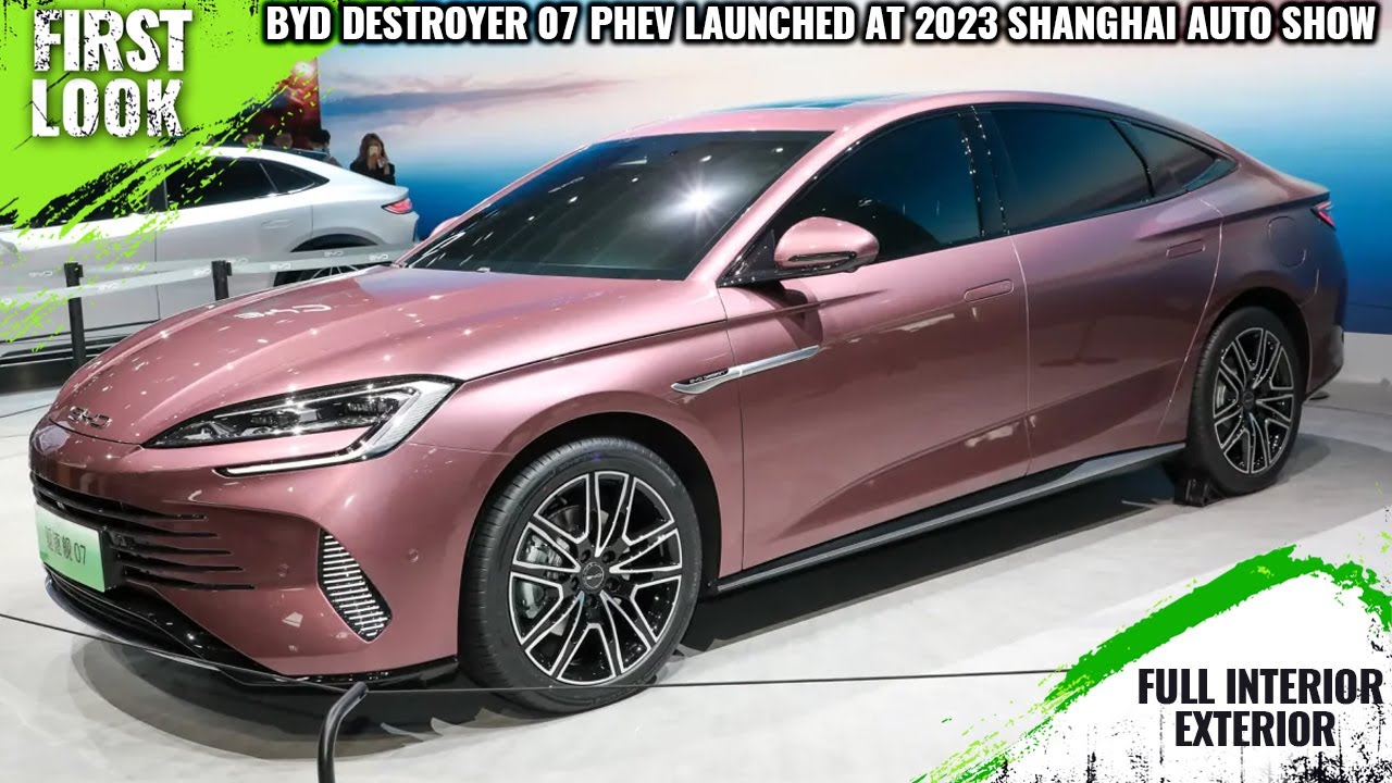 BYD Destroyer 07 Plug-in Hybrid Sedan Launched At 2023 Shanghai Auto ...