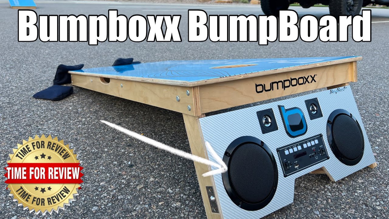 Bumpboxx BumpBoard Bluetooth Cornhole Board - YouTube
