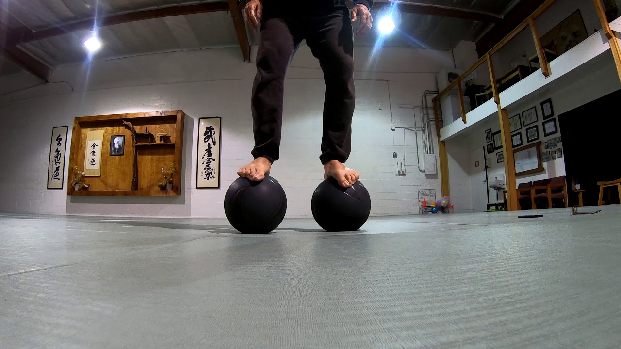 Learning to Walk the Exercise Balls - YouTube