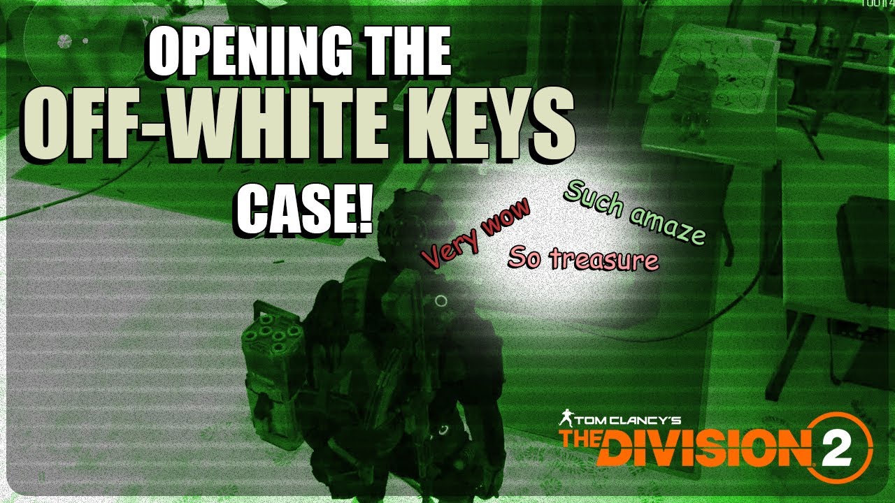 The Division 2 - Opening the Off-White Keys Box in The Division 2 ...