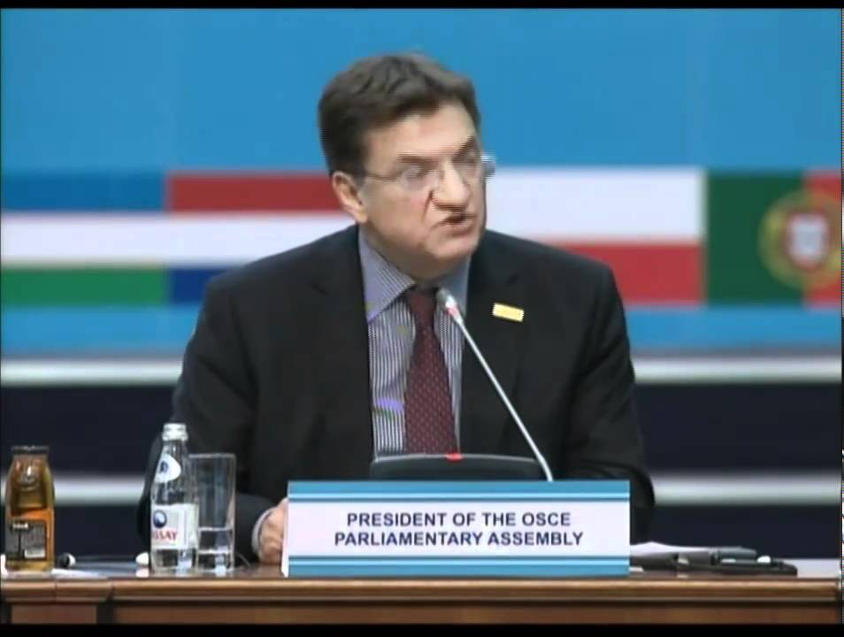 OSCE PA President addresses OSCE Summit - YouTube