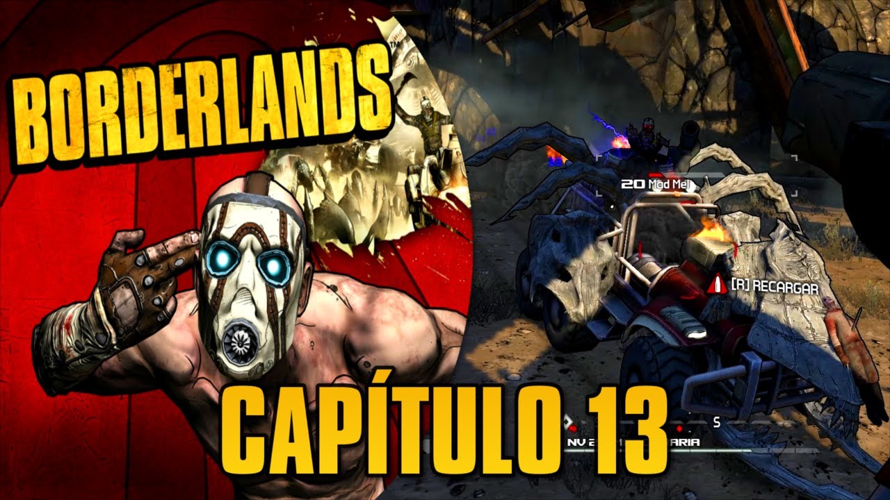 MATAR A MAD MEL EL LOCO | Borderlands 1 Capítulo 13 | Gameplay Español ...