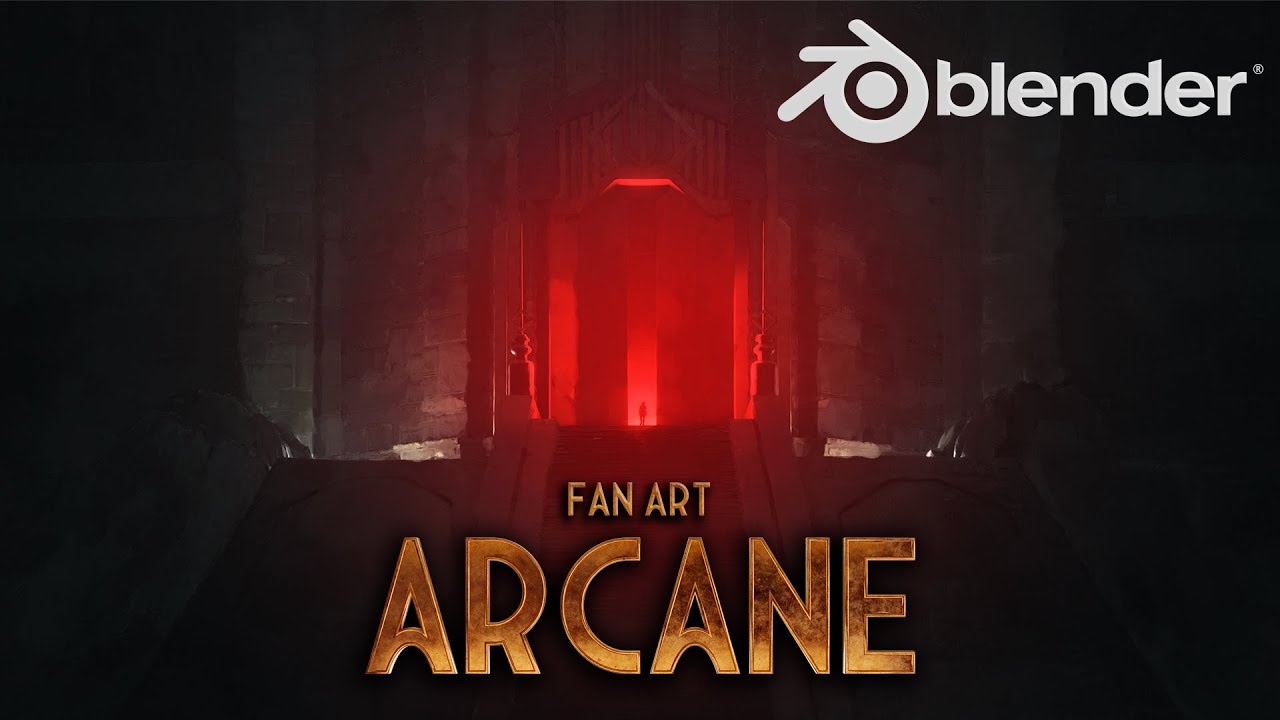 Creating Arcane Fanart in Blender - YouTube