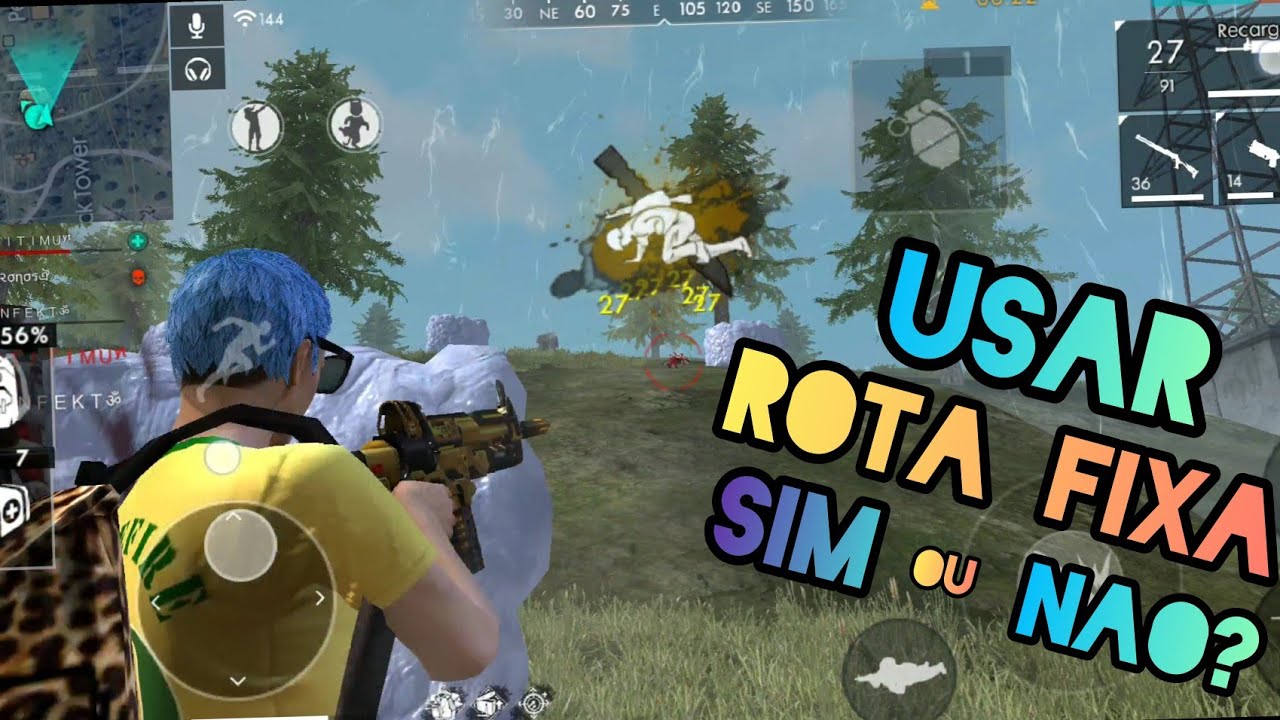 COMO USAR CORRETAMENTE UMA ROTA FIXA! TREINAMENTO SQUAD FREE FIRE! 🔥 ...