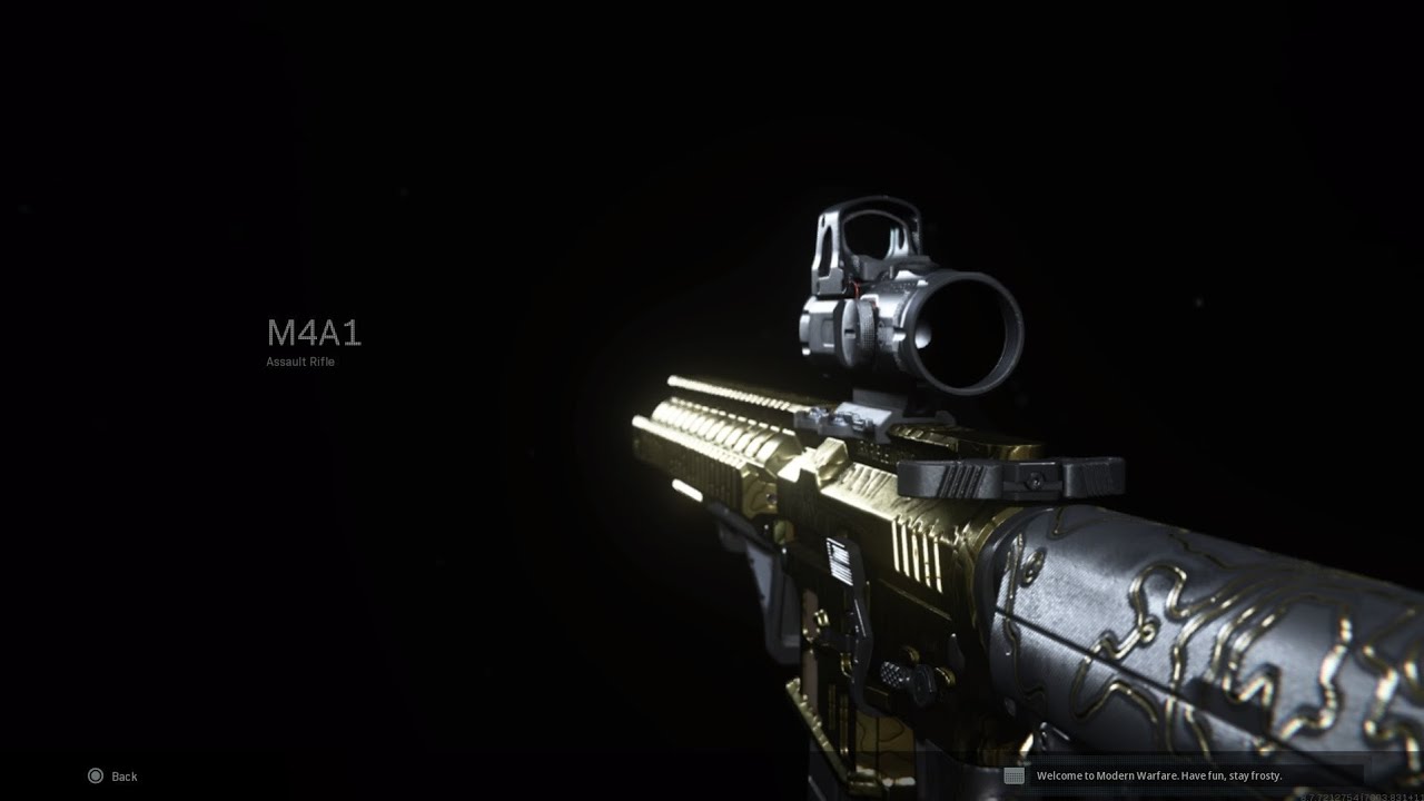 GOLD M4A1 XRK M4 - Call of Duty®: Modern Warfare® - YouTube